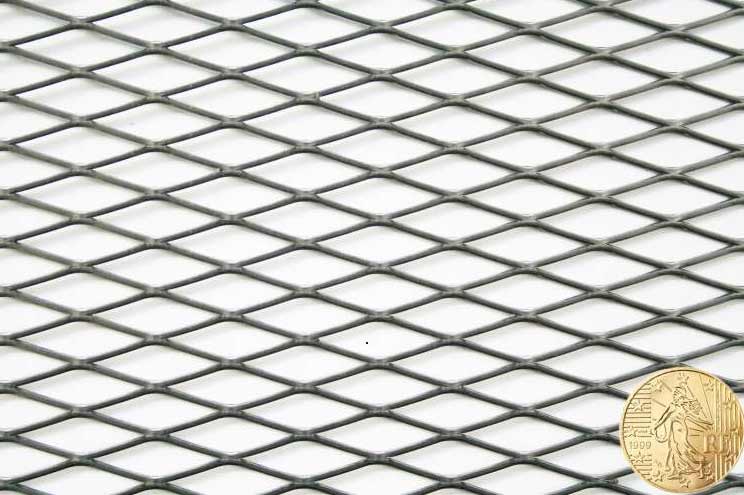 Tole déployée inox aplati A28x10-1,3x1 - METALDEPLOYE®